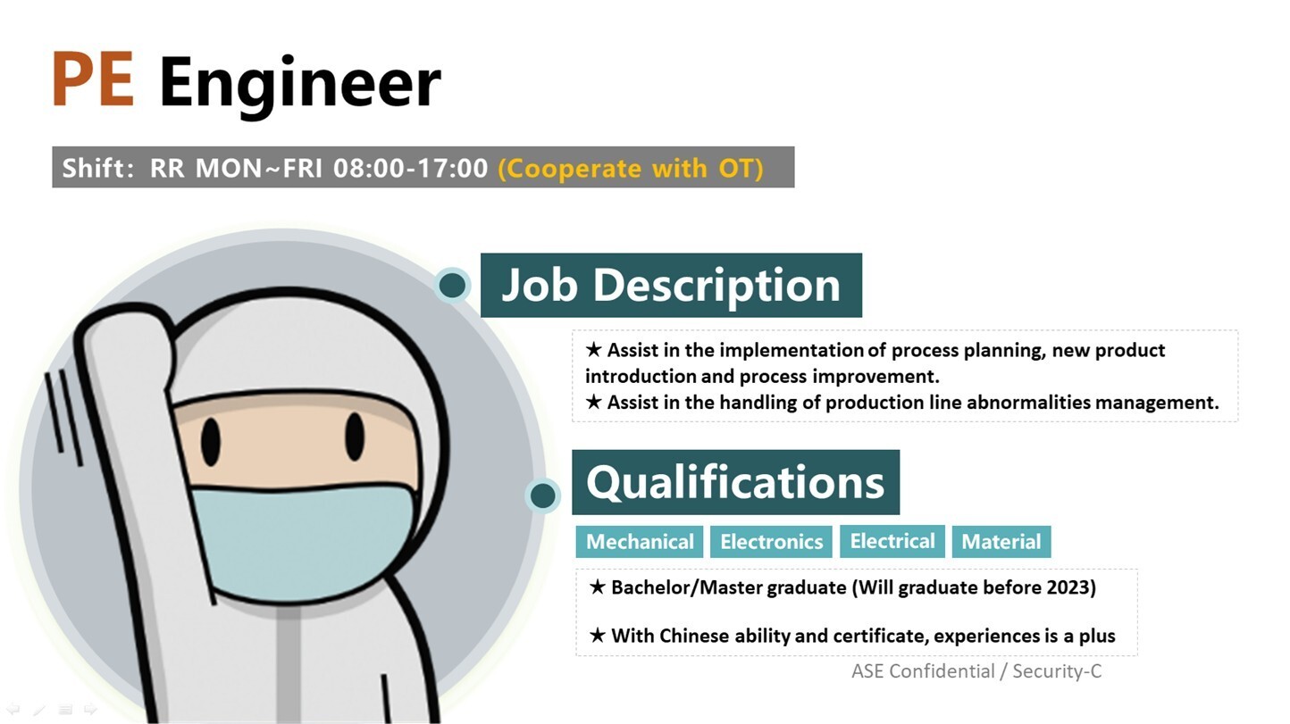 【Forwarded Message】ASE is hiring (Kaohsiung City) - Office of ...