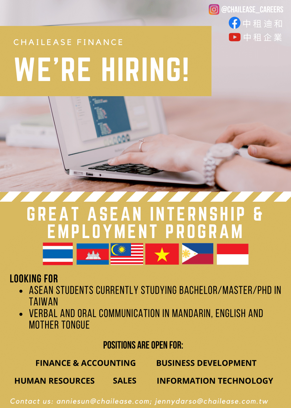 【Forward Message】Internship Opportunity for ASEAN Students - Office of ...